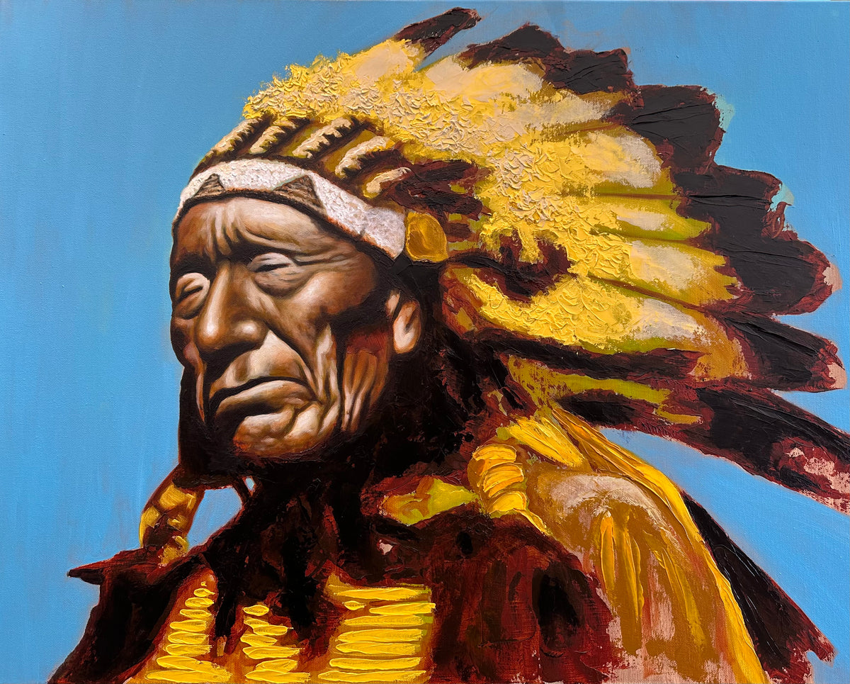 Chief Yellowjacket – Ray Goodluck Fine Arts